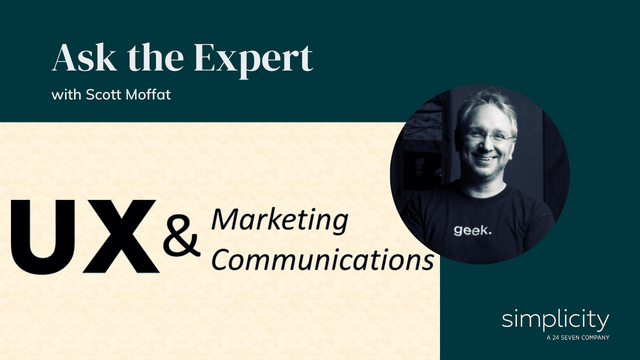 UX and Marketing Communications - Simplicity Consulting